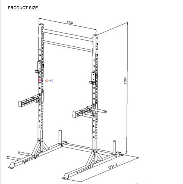 CROSSFIT SQUAT RACK, power rack, home gym, weight lifting, body ...